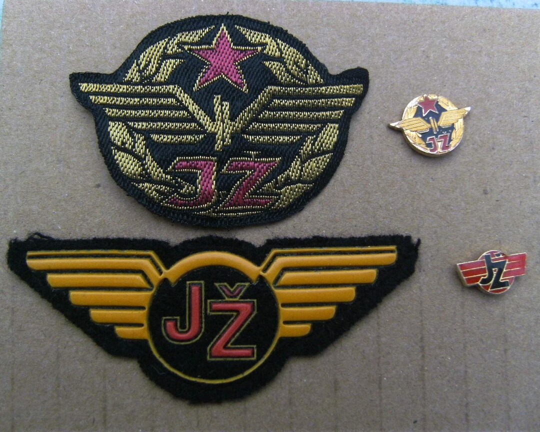 Yugoslav Railways Ex Yugoslavia - Two Patches and Two Badges - Etsy