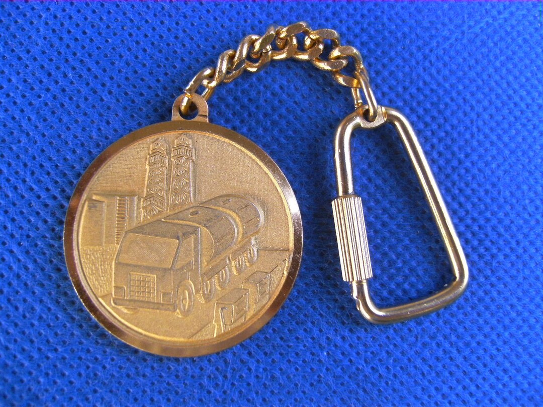 Tanker Truck petrolunion Vintage Keyring Keychain - Etsy