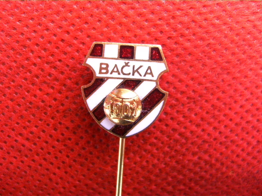 FK Backa Football Club Ex Yugoslavia Subotica Vintage Pin Badge - Etsy