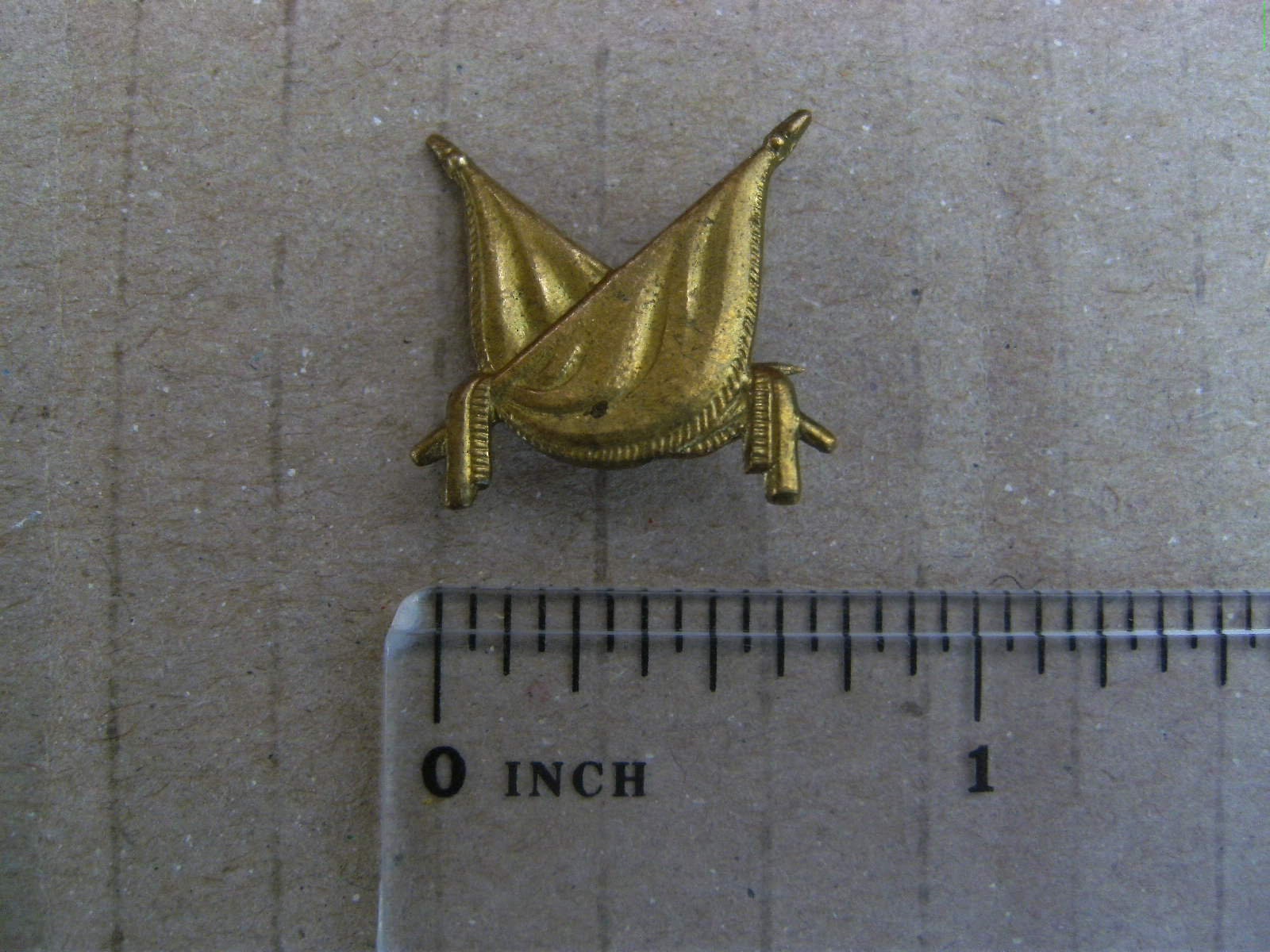 Crossed Flags - Vintage Pin Badge - Etsy