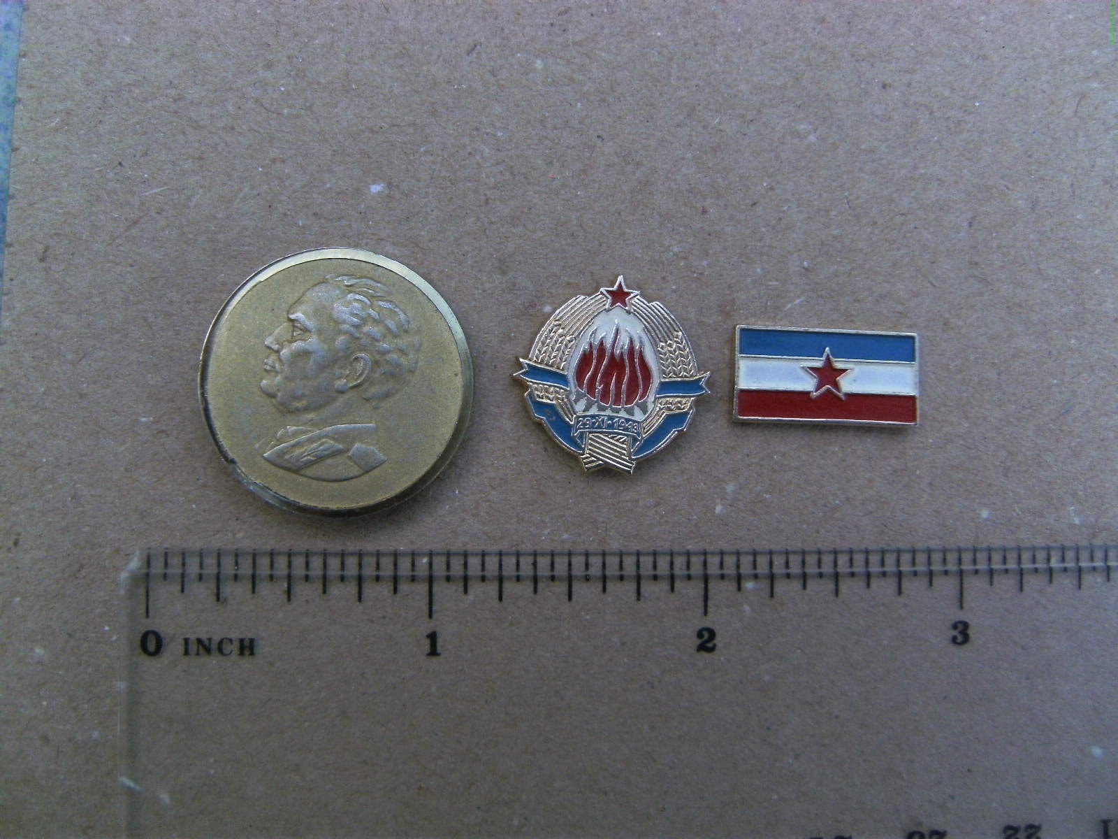 TITO Leader of Yugoslavia, Coat of Arms Yugoslavia & Flag SFRJ ...