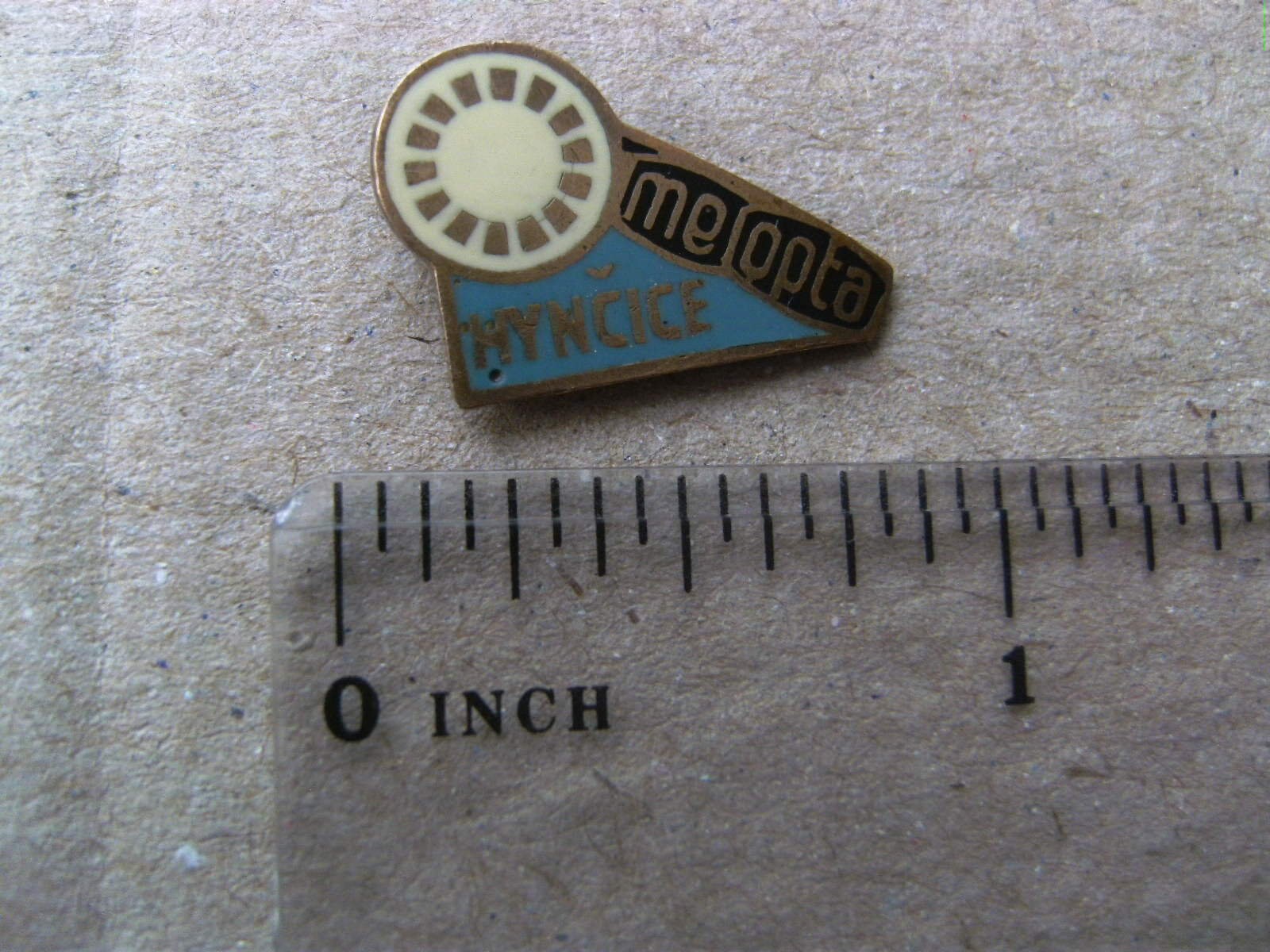 Meopta Logo Camera Lens Photography Optics Binocular Company Vtg Pin ...