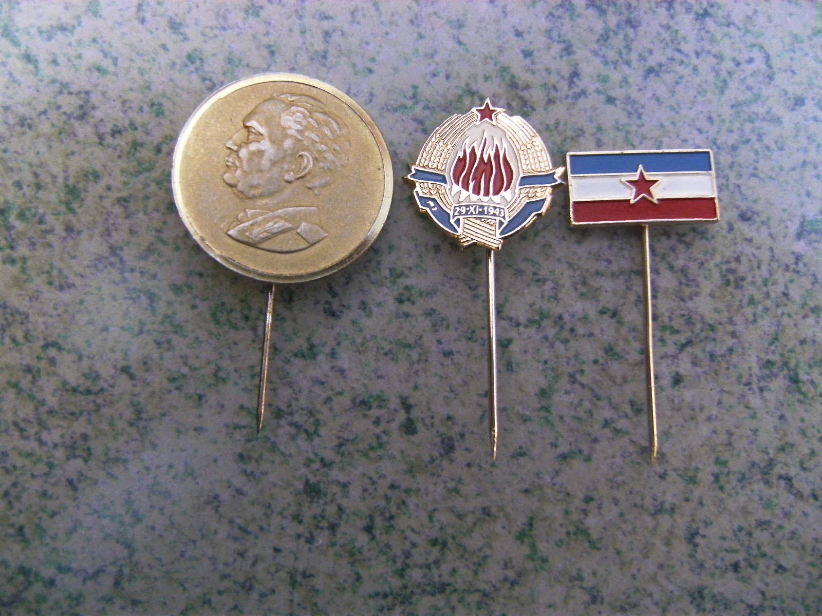 TITO Leader of Yugoslavia, Coat of Arms Yugoslavia & Flag SFRJ ...