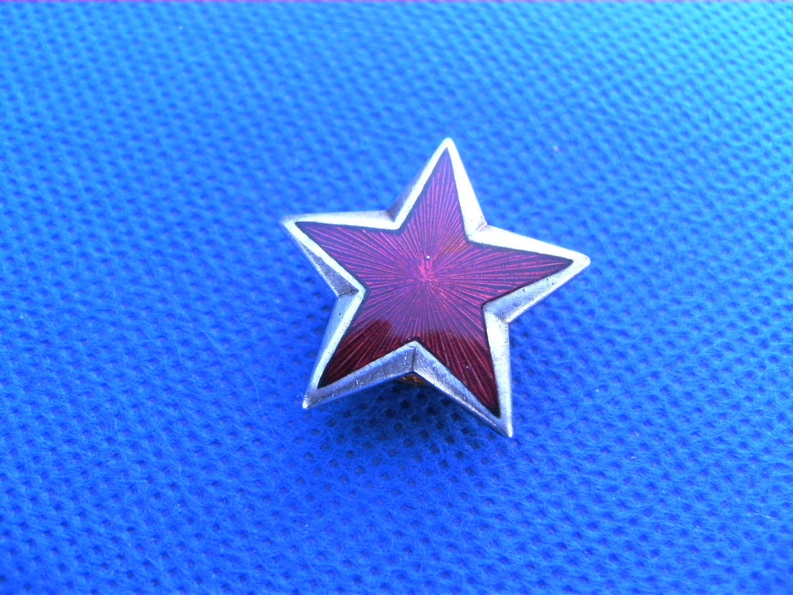 Vintage Yugoslav Soldiers Cap Badge Red Star - Etsy
