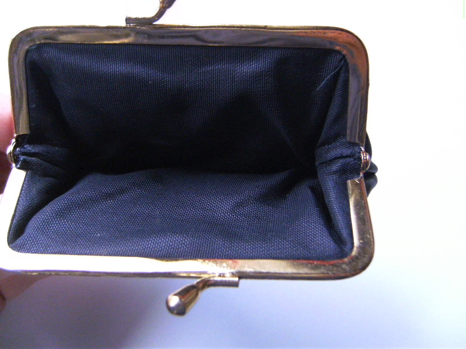 Vintage Small Leather Wallet, Lock Coin Purse - Etsy