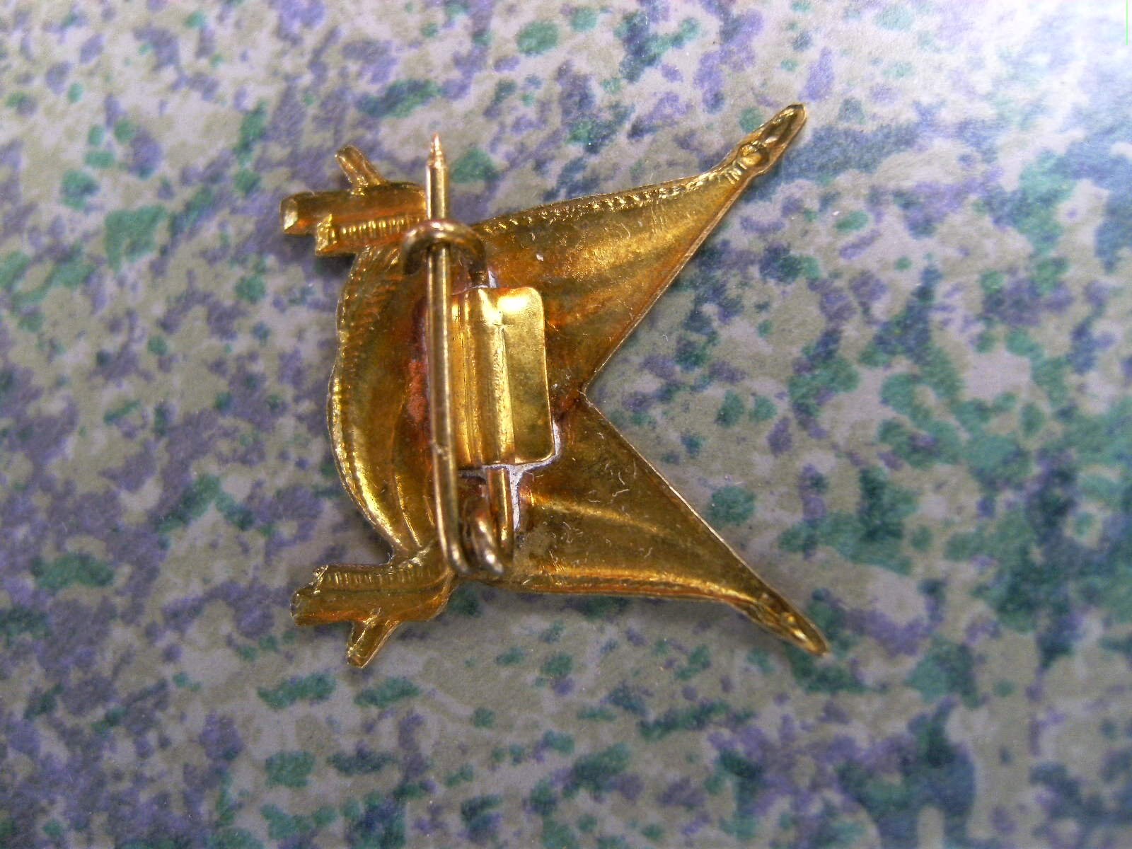 Crossed Flags - Vintage Pin Badge - Etsy