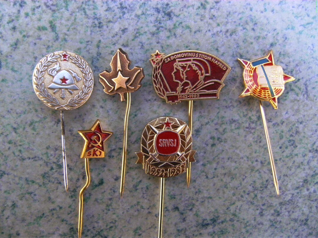 Yugoslavia-unions (firemen, Scouts, Pioneers, Communists...)-lot of 6 ...