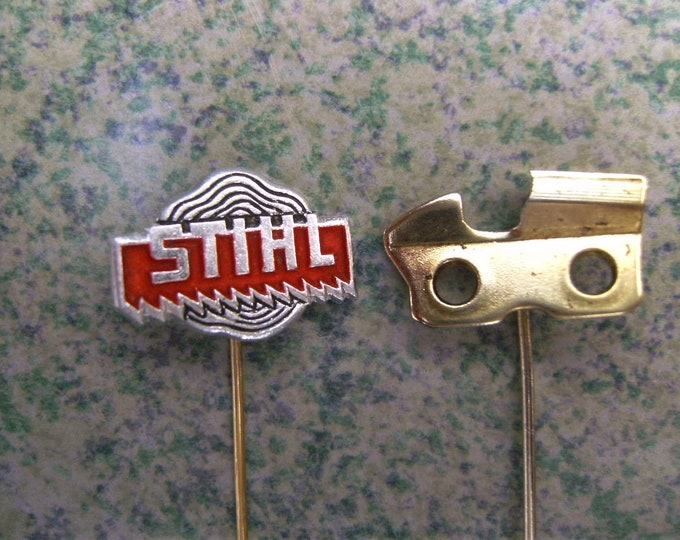 STIHL Logo Chainsaw & Band Saw Chain Component - Vintage Pin Badge - Etsy