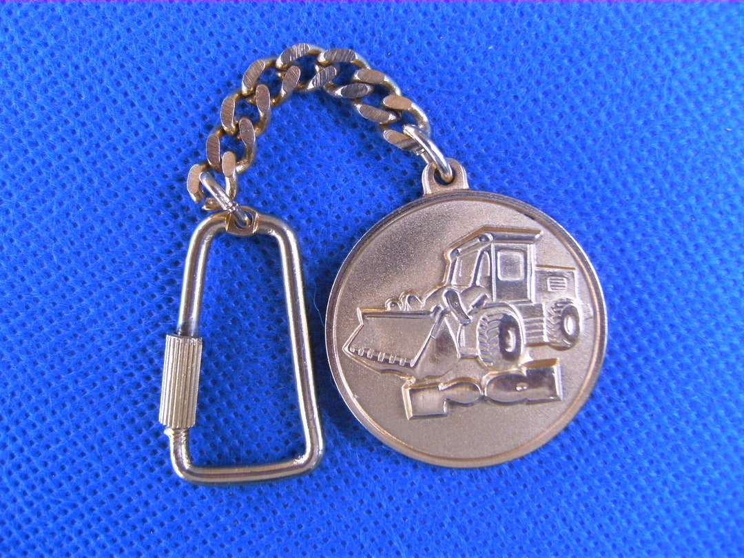 Bulldozer - Vintage Keyring Keychain (factory Radoje Dakic Titograd Ex ...