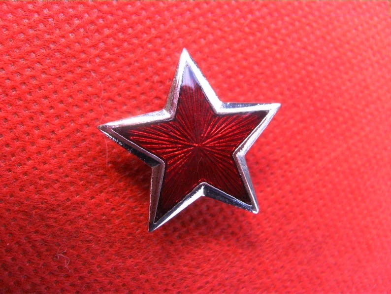 Vintage Yugoslav Soldiers Cap Badge Red Star - Etsy
