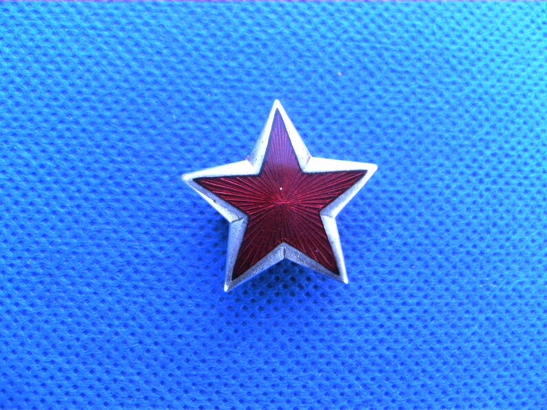 Vintage Yugoslav Soldiers Cap Badge Red Star - Etsy