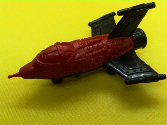 Spaceship Red Color Old KINDER Toy - Etsy