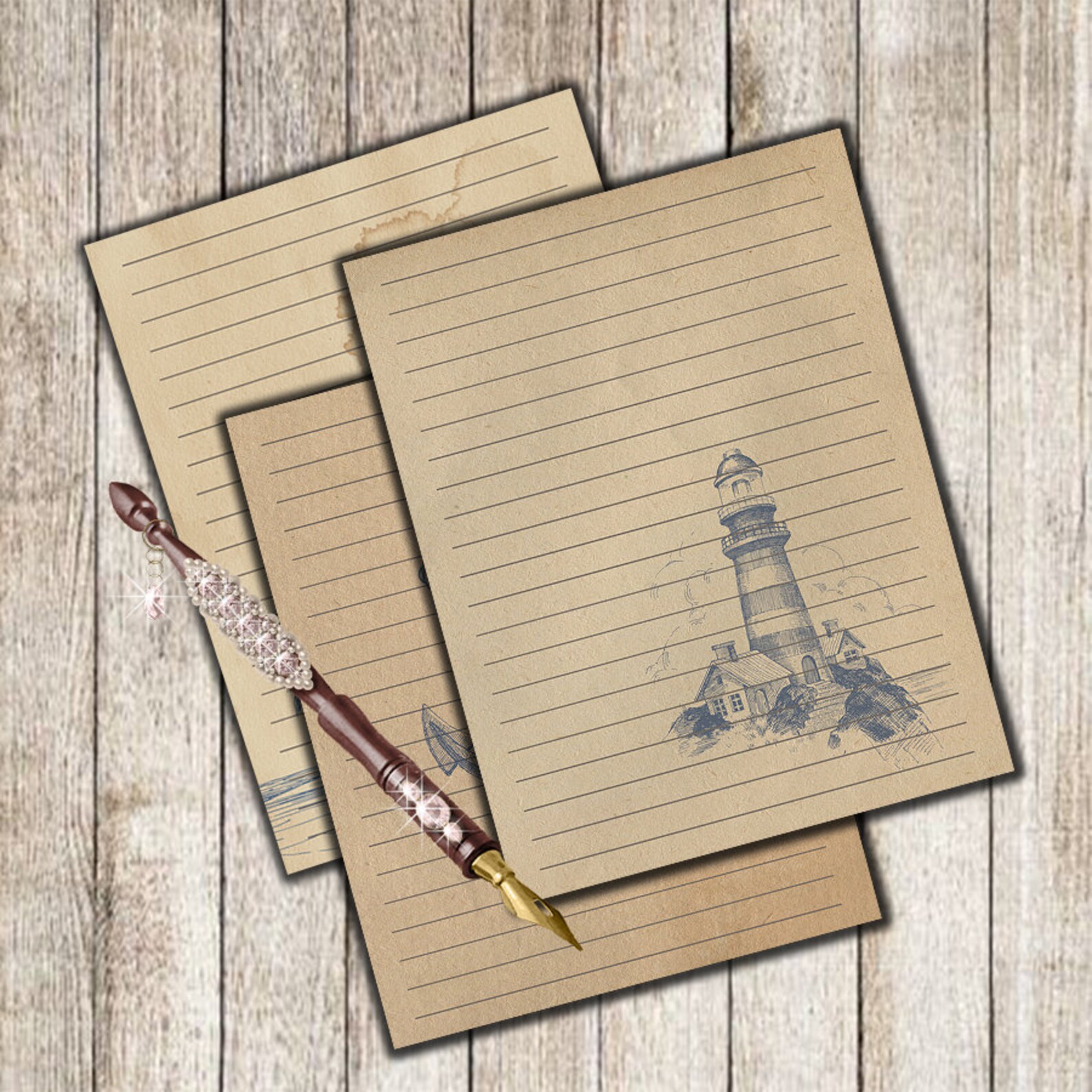 Vintage Letter Stationary Lined Stationary Paper Printable Etsy Vintage Letter Stationary Lined Stationary Paper Printable Etsy