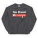 Youtube Personalized Shirt Subscribe YOUTUBE Your Channel Custom T ...