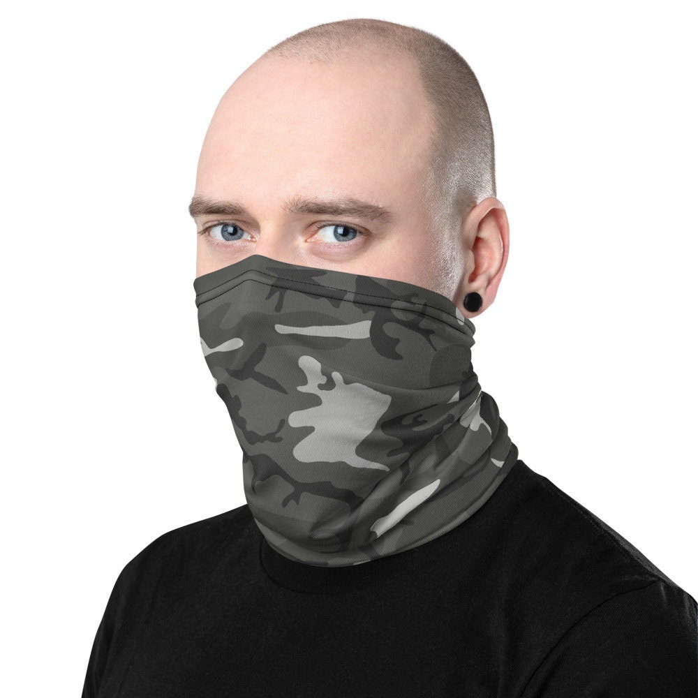 Camouflage Cameo Face Cover, Washable Reusable Mask Neck Gaiter, Camo ...
