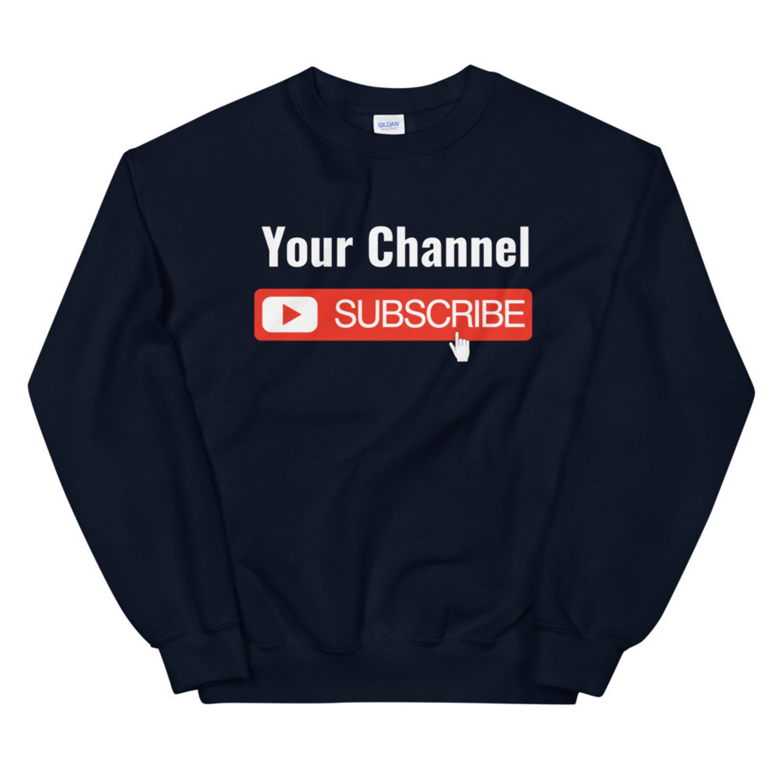 Youtube Personalized Shirt Subscribe YOUTUBE Your Channel Custom T ...