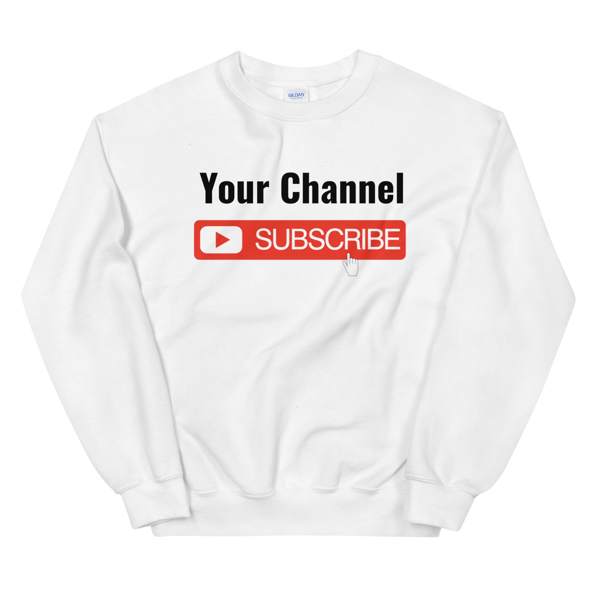 Youtube Personalized Shirt Subscribe YOUTUBE Your Channel Custom T ...