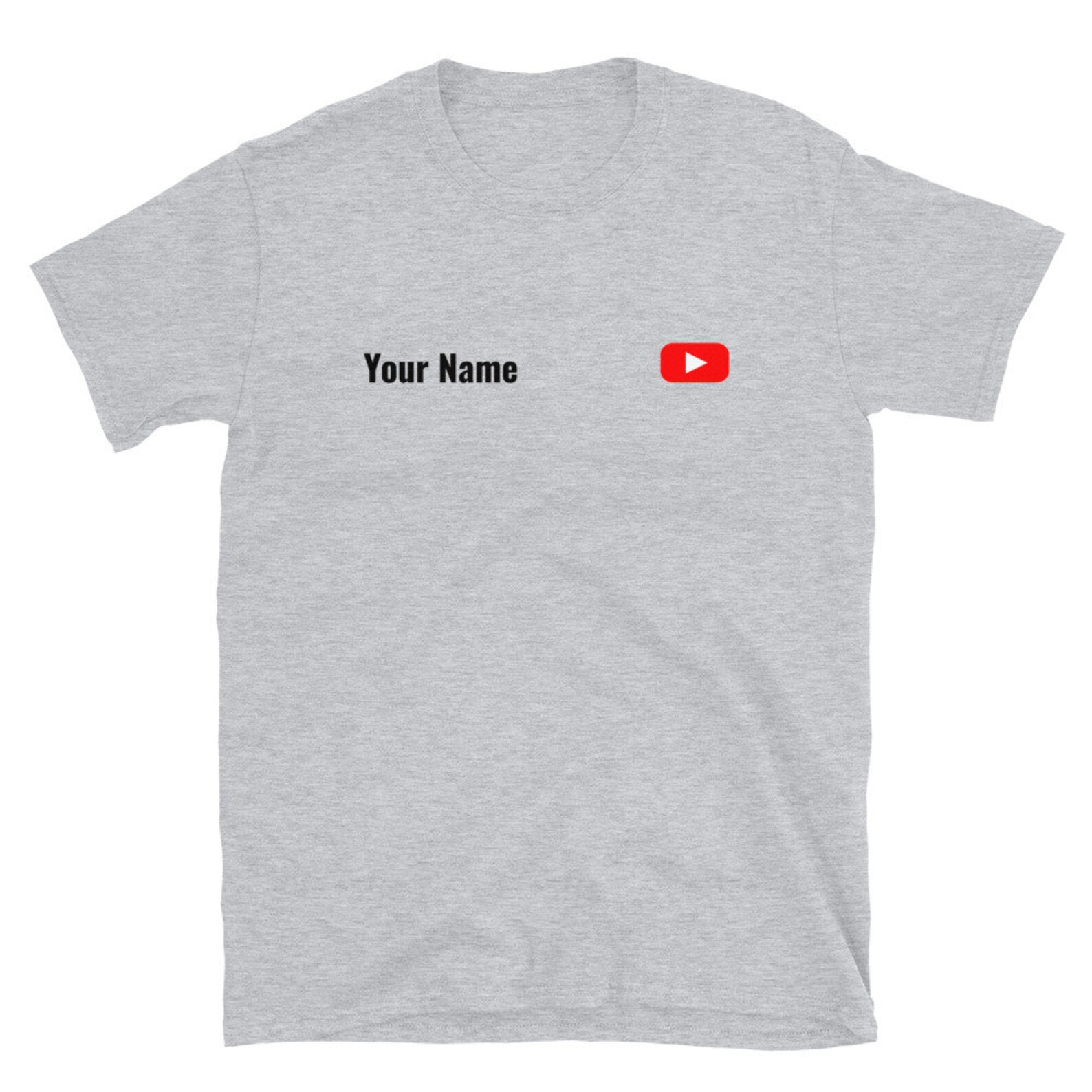 Youtube Personalized Shirt Youtuber Viral Channel Gaming - Etsy
