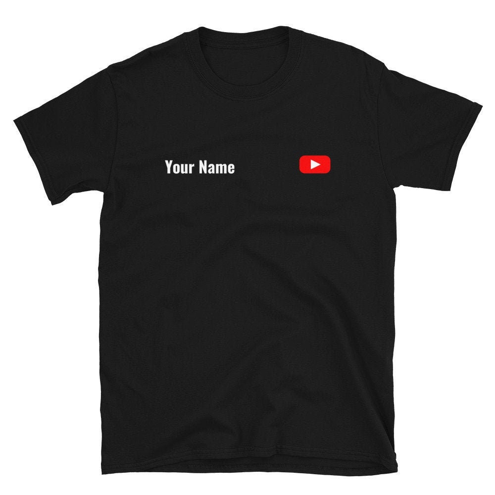 Youtube Personalized Shirt Youtuber Viral Channel Gaming - Etsy