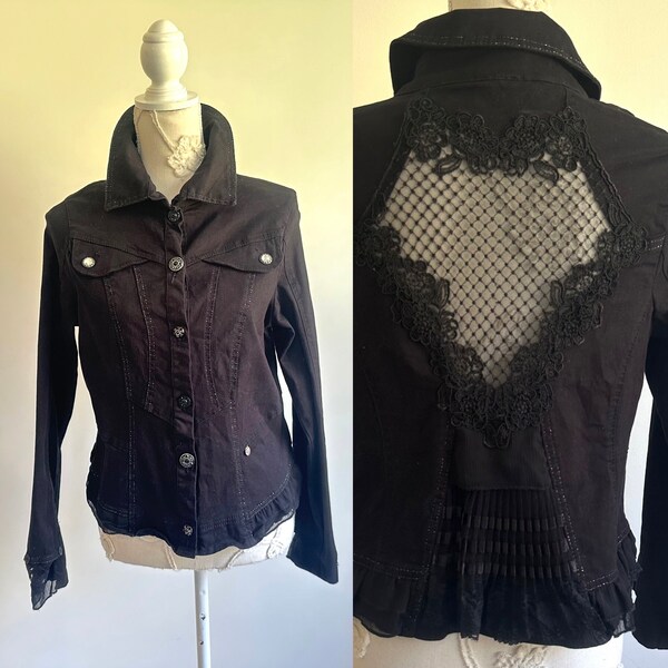 Long Denim Jacket - Etsy