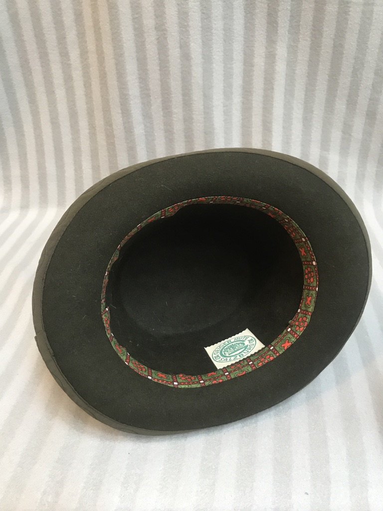 Fedora Felt Dirndl Men's Hat Austrian Bavarian Tyrolean Alpine Capo ...