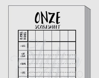 Printable Digital Download: LIVERPOOL Card Game Scorecard in Two Sizes ...