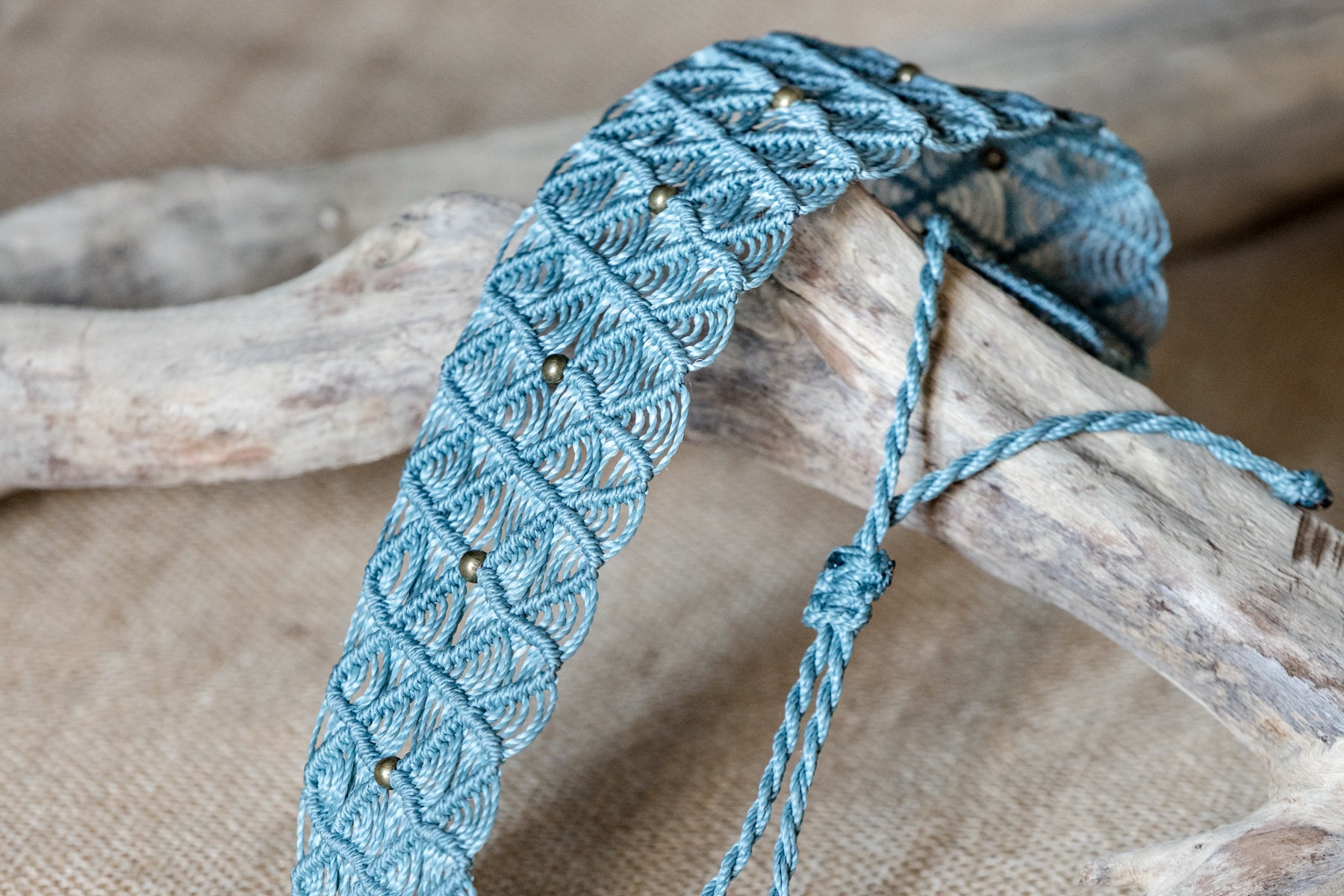 Large Macrame Hair Band - Etsy
