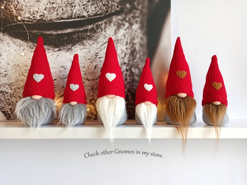 Scandinavian Christmas Gnomes Holiday Gnome Decor Swedish - Etsy