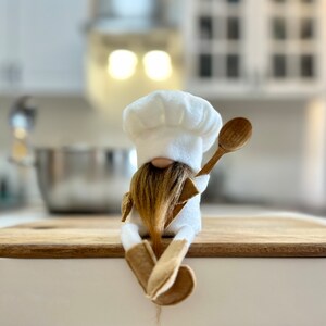 Elegant Female Chef Gnome Figurine - Ideal Gift for Culinary Ladies on ...