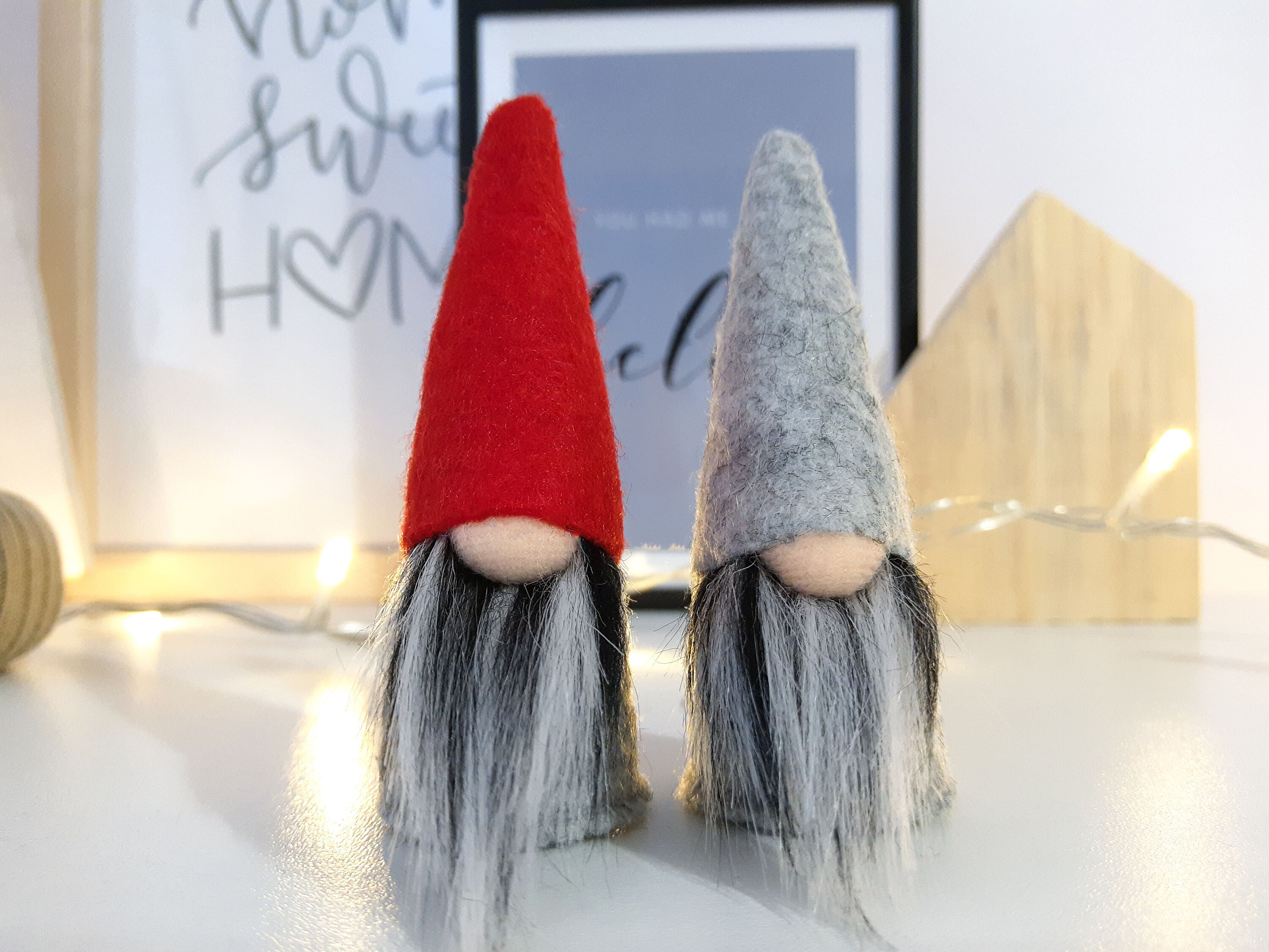 Scandinavian Gnomes Christmas Decoration Christmas Ornaments | Etsy