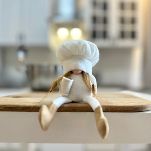Elegant Female Chef Gnome Figurine - Ideal Gift for Culinary Ladies on ...