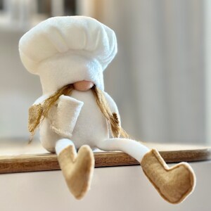 Elegant Female Chef Gnome Figurine - Ideal Gift for Culinary Ladies on ...