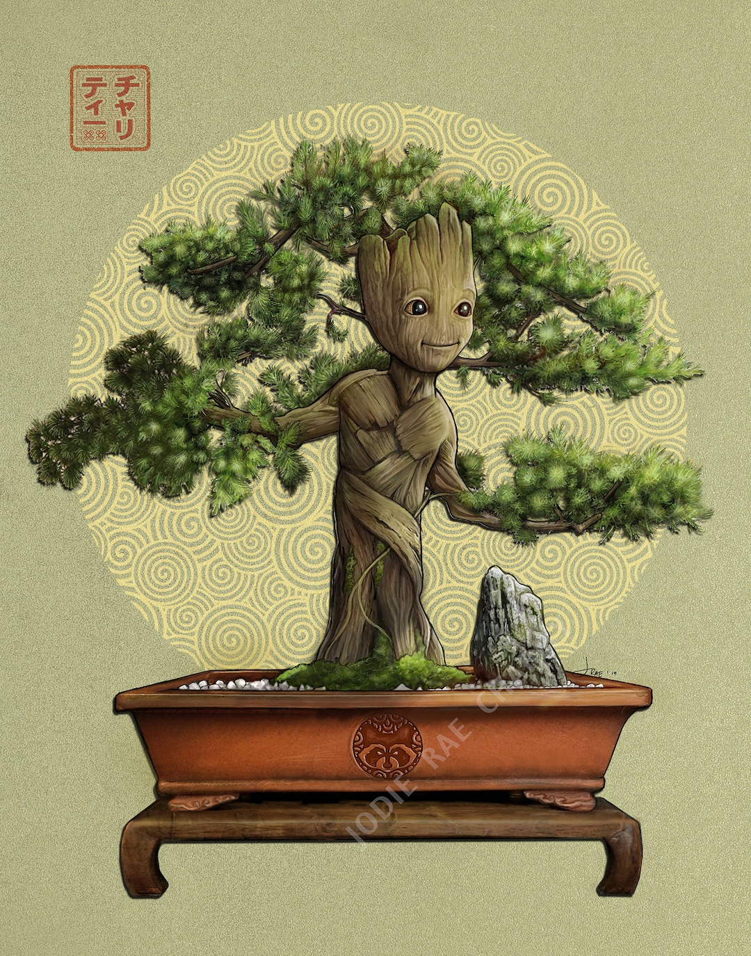Baby Groot Bonsai - Etsy