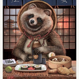 Tanuki's Feast - Etsy