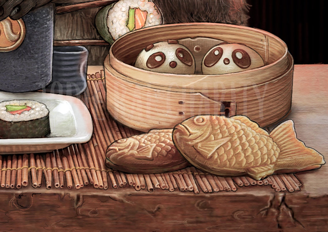Tanuki's Feast - Etsy