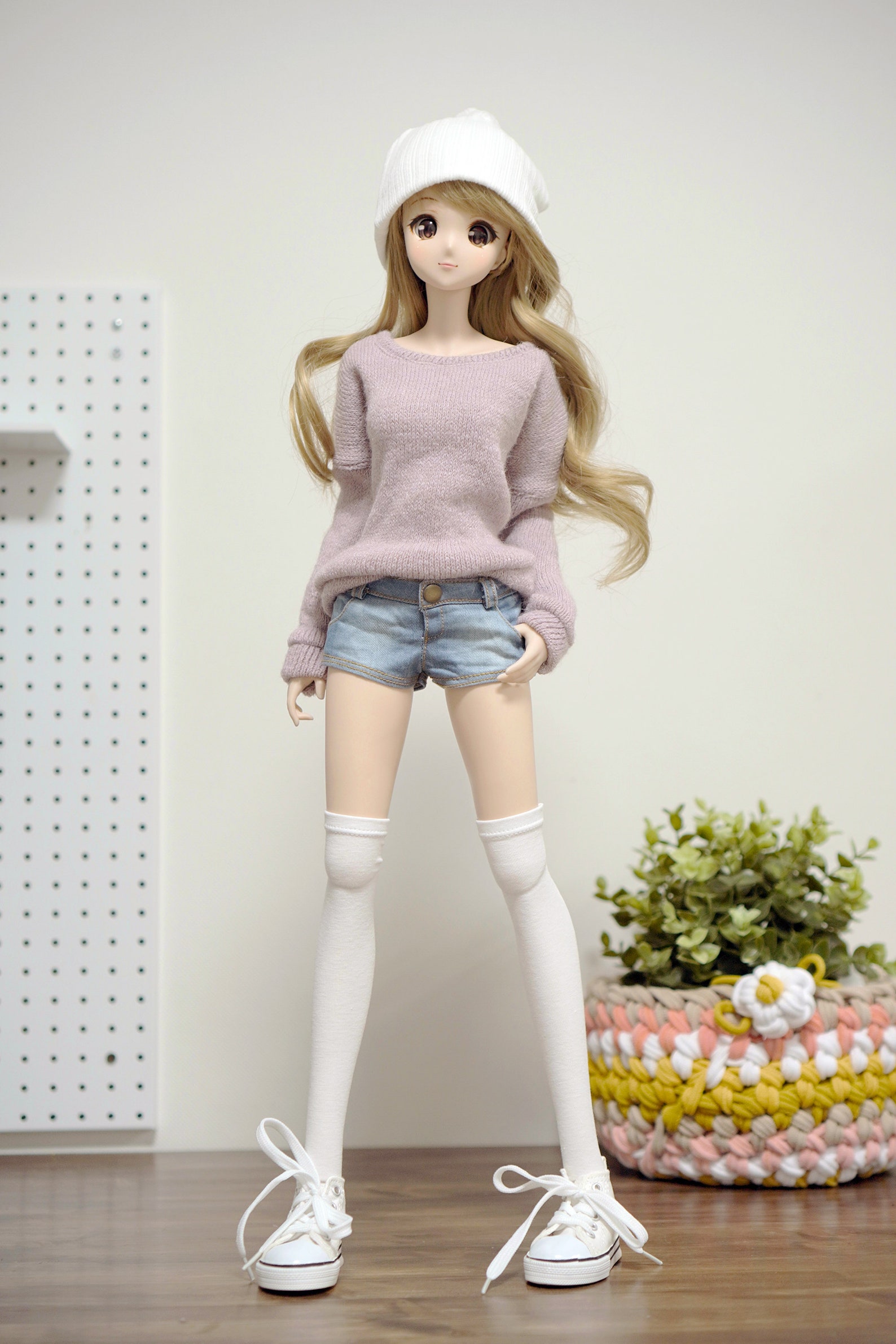 Sd13 Smart Doll Clothes Light Purple Knitted Sweater | Etsy