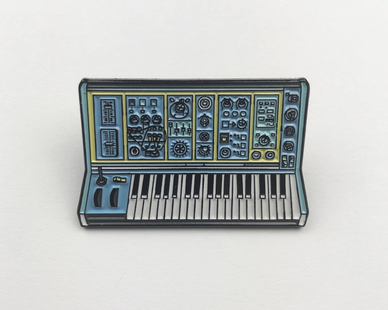 Synthesizer Enamel Pin, Button, Modular Synth, Electronic Music, Moog ...