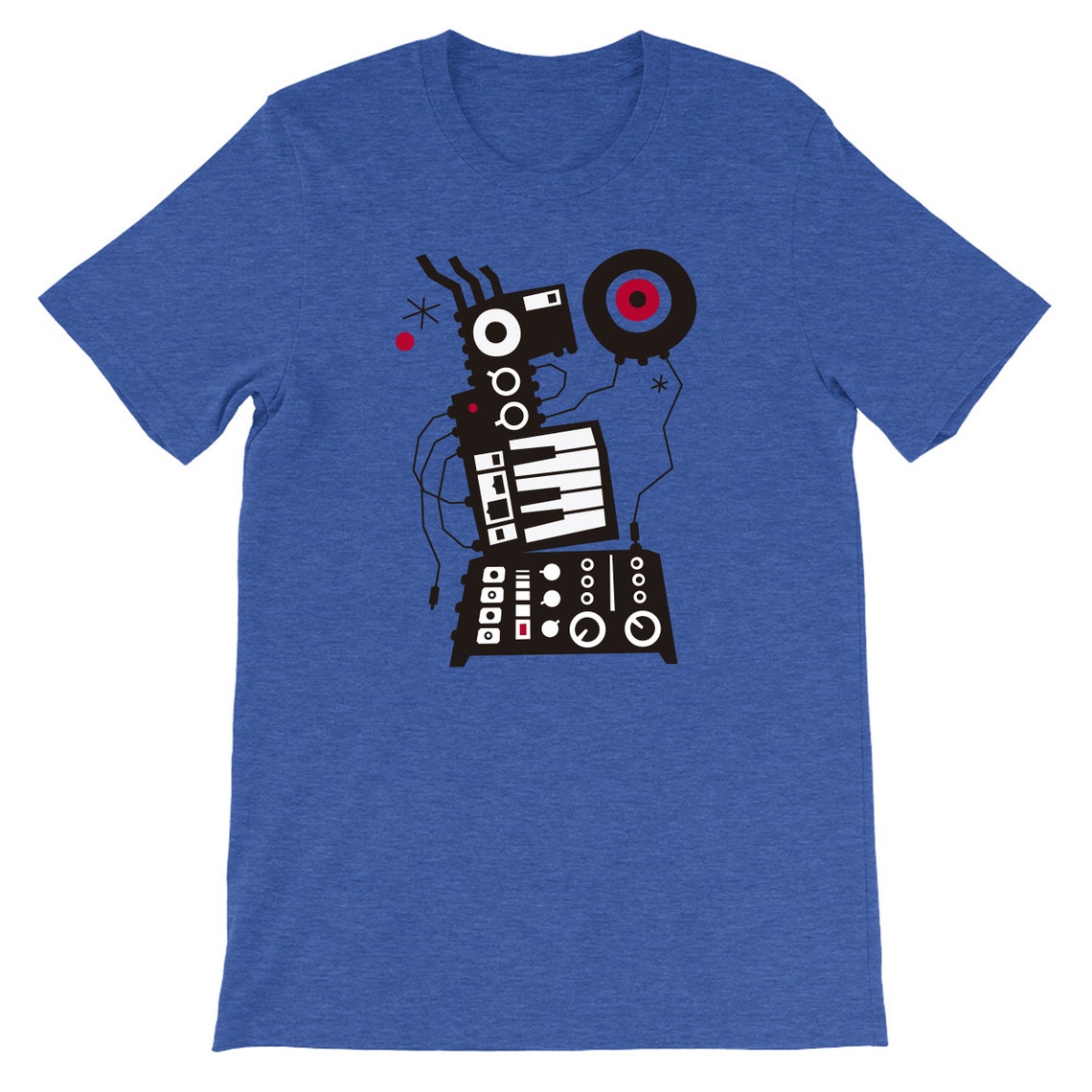 Abstract Synth Creature Electronic Music T-shirt, Synthesizer Tee - Etsy
