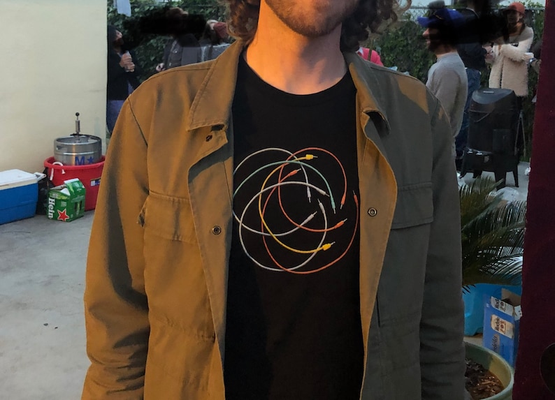 Modular Synth Synthesizer Patch Cable T-shirt Eurorack | Etsy