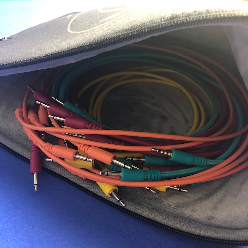 Geometric Cube Design Laptop Case or Synth Bag Patch Cable - Etsy