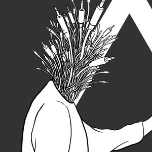 Modular Synth Head T-shirt, Synthesizer, Analog, Patch Cables, Wires - Etsy