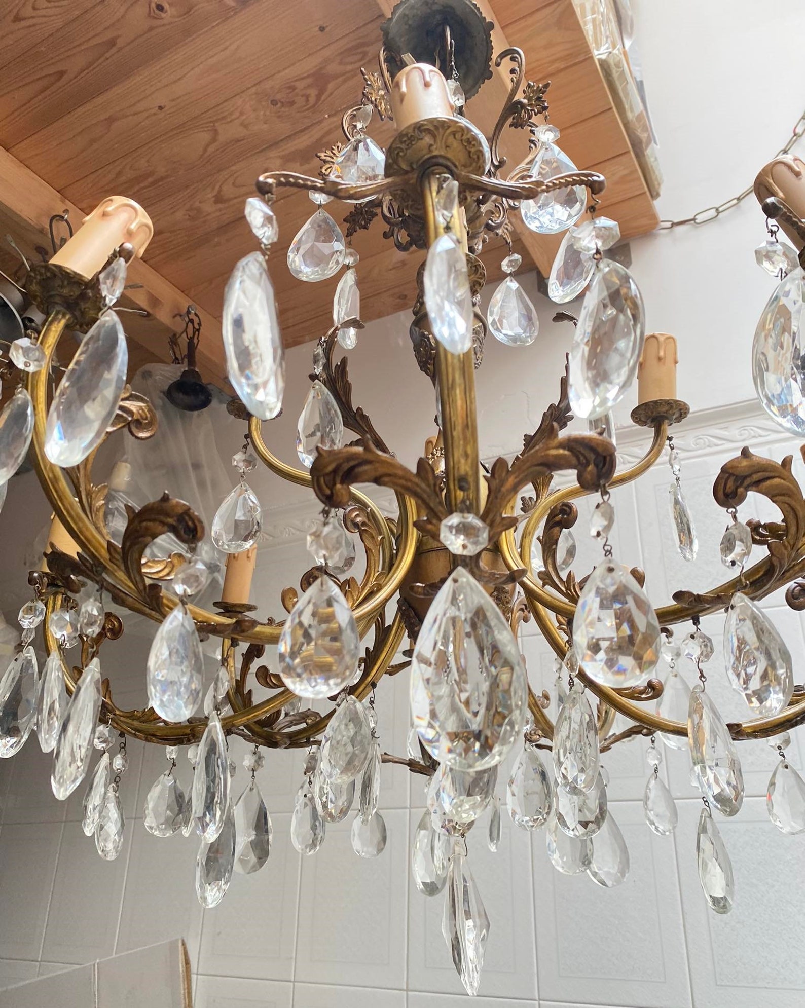 Stunning 12-flame Crystal Chandelier - Etsy