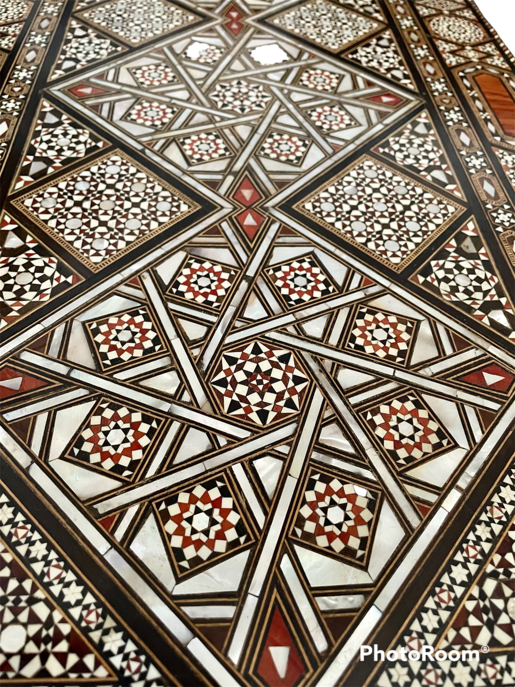 Syrian 20th Century Damascus Game Table Signed Mother of - Etsy