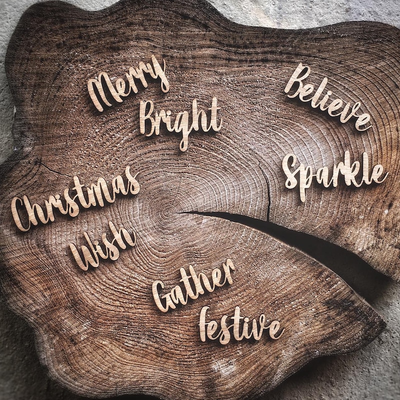 Wooden Words - Etsy