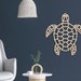 Geometric Turtle - Wooden Wall Art - Home Nursery - Animal Sealife Reef ...
