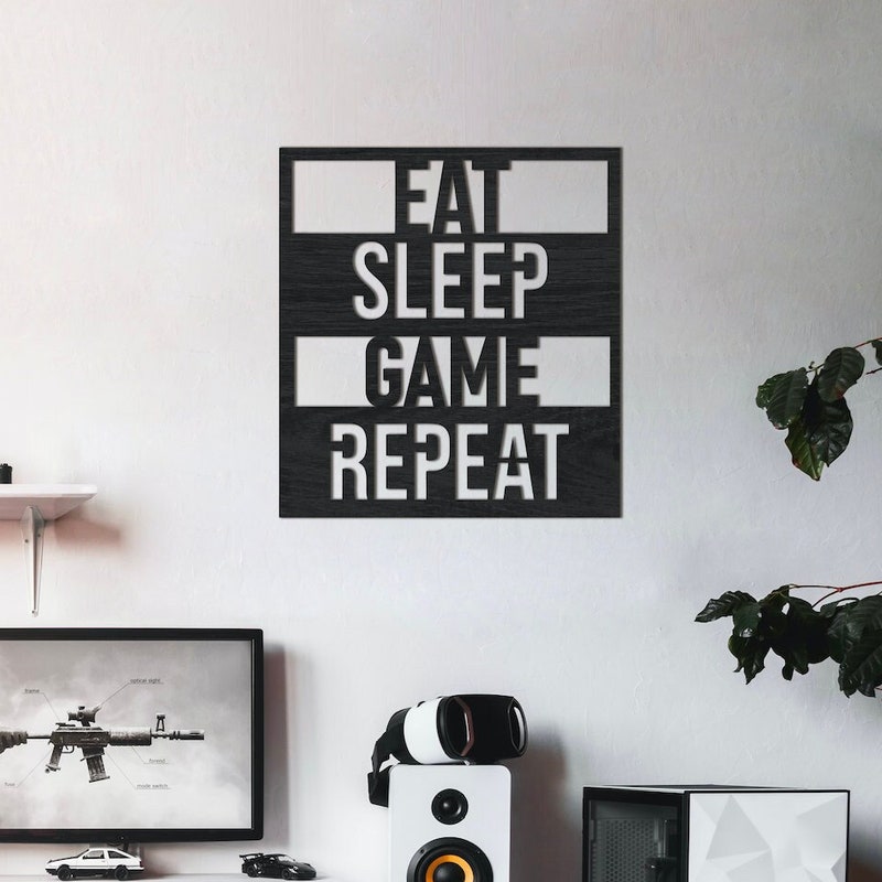 Eat Sleep Game Decal - Etsy