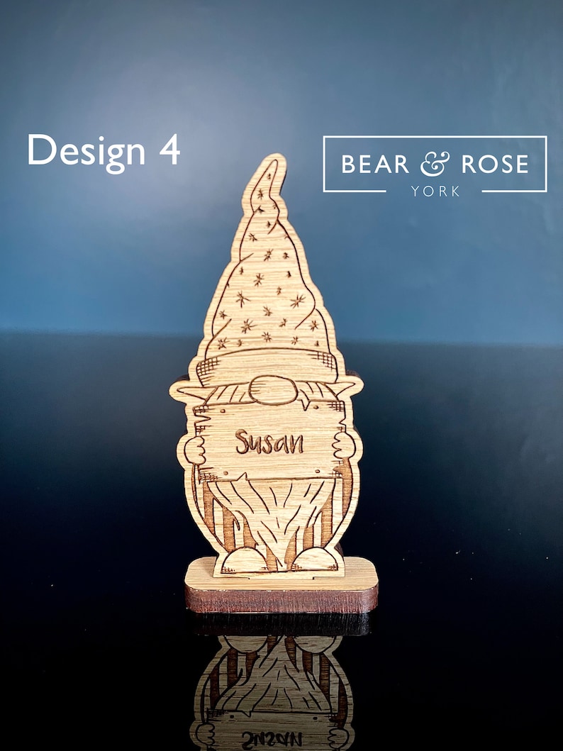 Christmas Personalised Gonk Decorations Place Names - Etsy UK