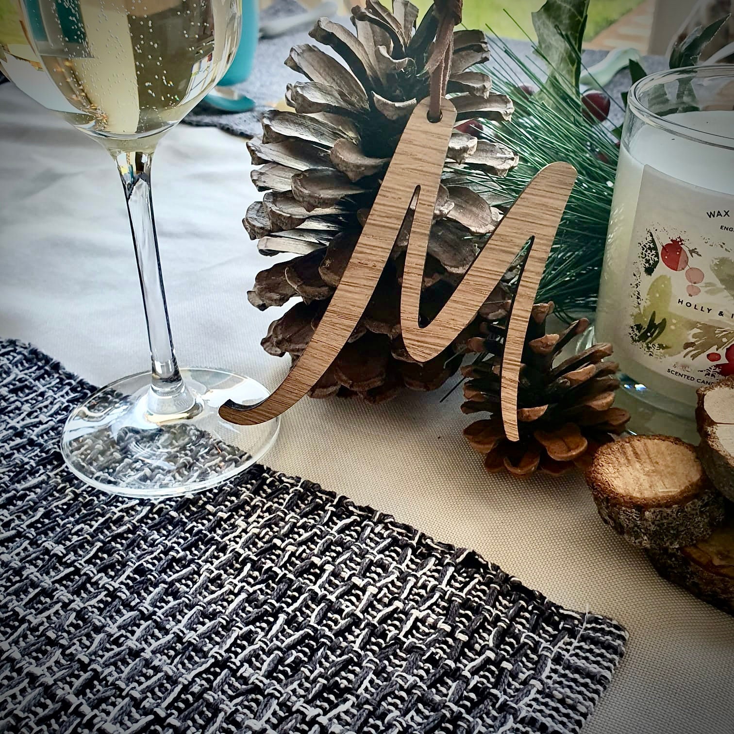 Personalised Initial Place Name/table Decoration - Etsy UK