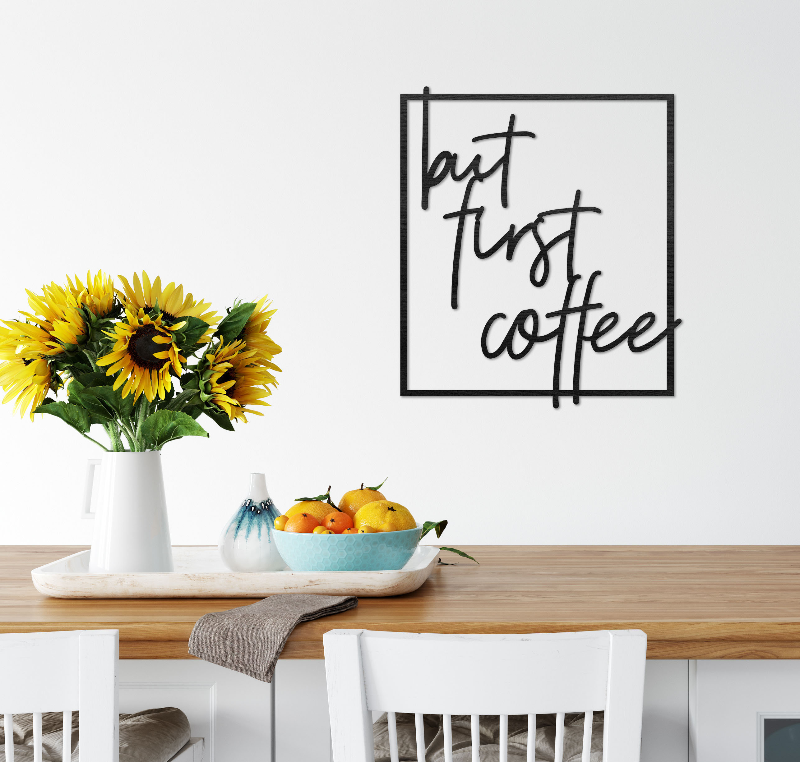 But First Coffee Wall Sign Wooden Art Hallway Entrance | Etsy UK