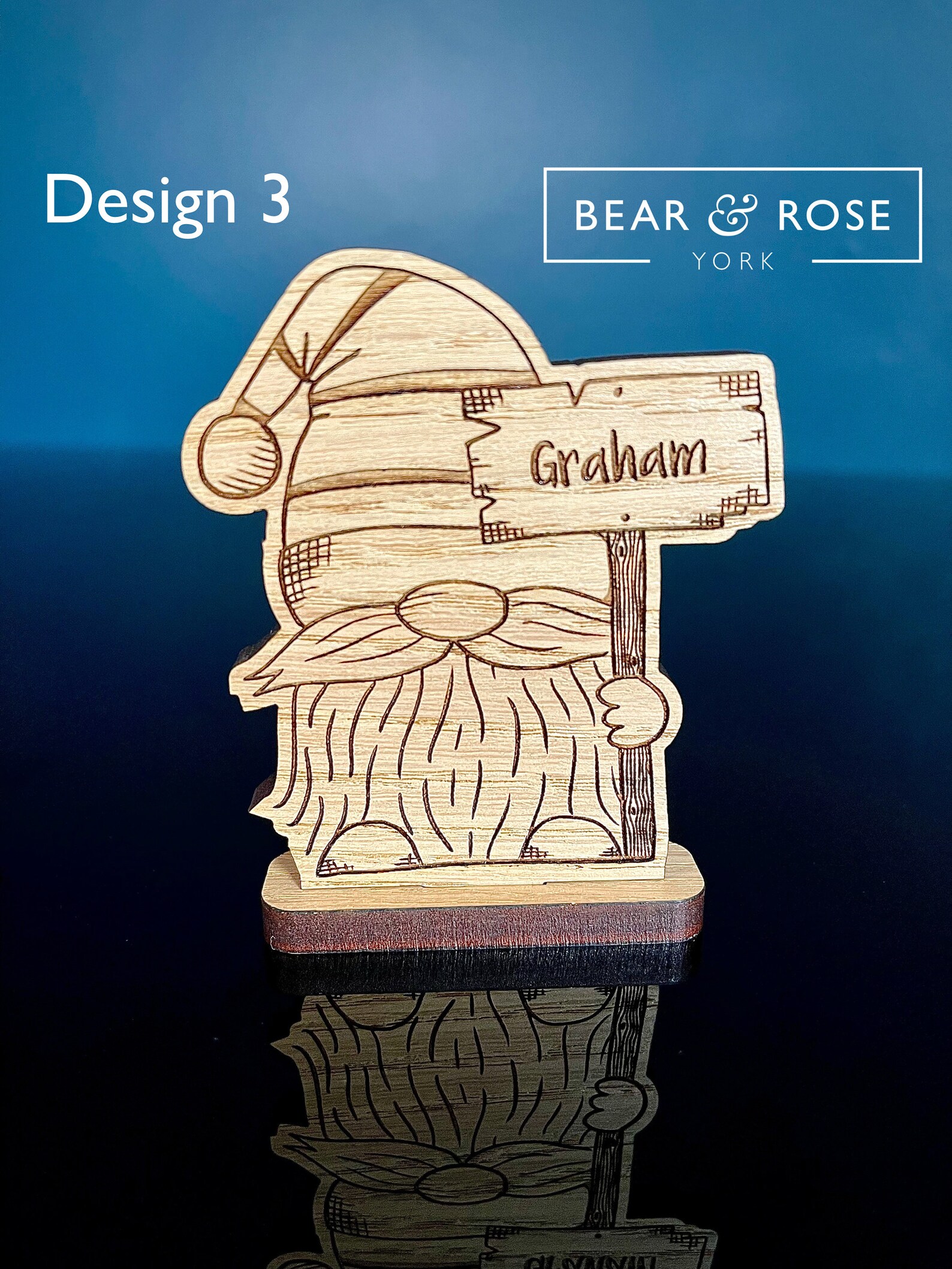 Christmas Personalised Gonk Decorations Place Names - Etsy UK